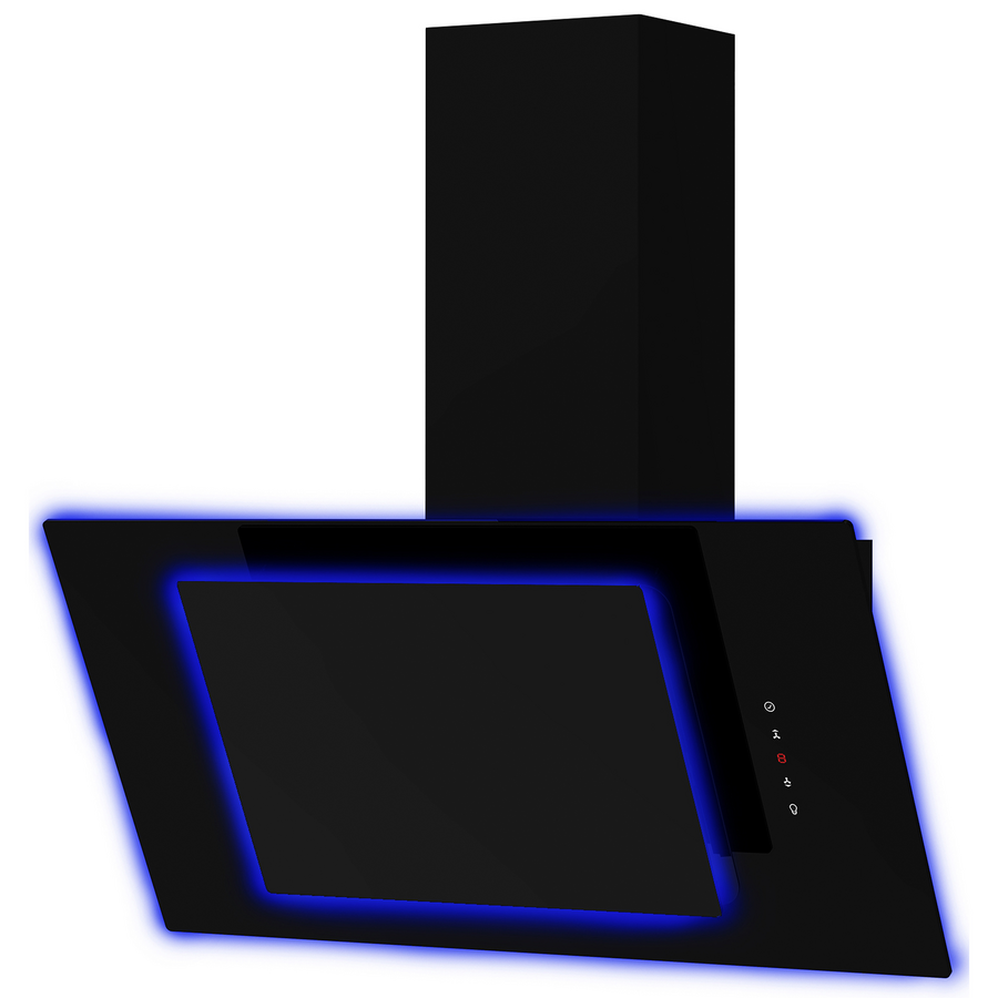 CATA 300 - 70cm Angled Glass Cooker Hood - Blue Halo LED | Cata